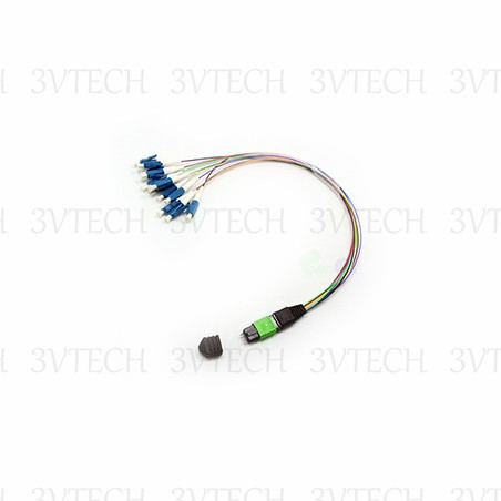 MPO&MTP(Male) -LC Fan-out 12 cores Single mode Pert Standard Loss MPO